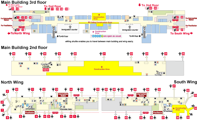 Kansai International Airport Map