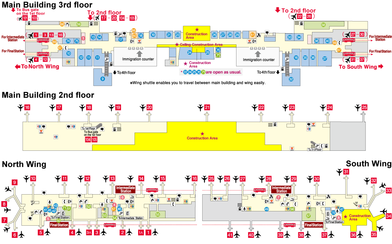 Kansai International Airport Map